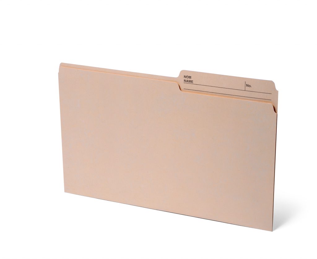 File Folder Size Legal Half Cut tab Color Manila Pack 100 - Continental ...